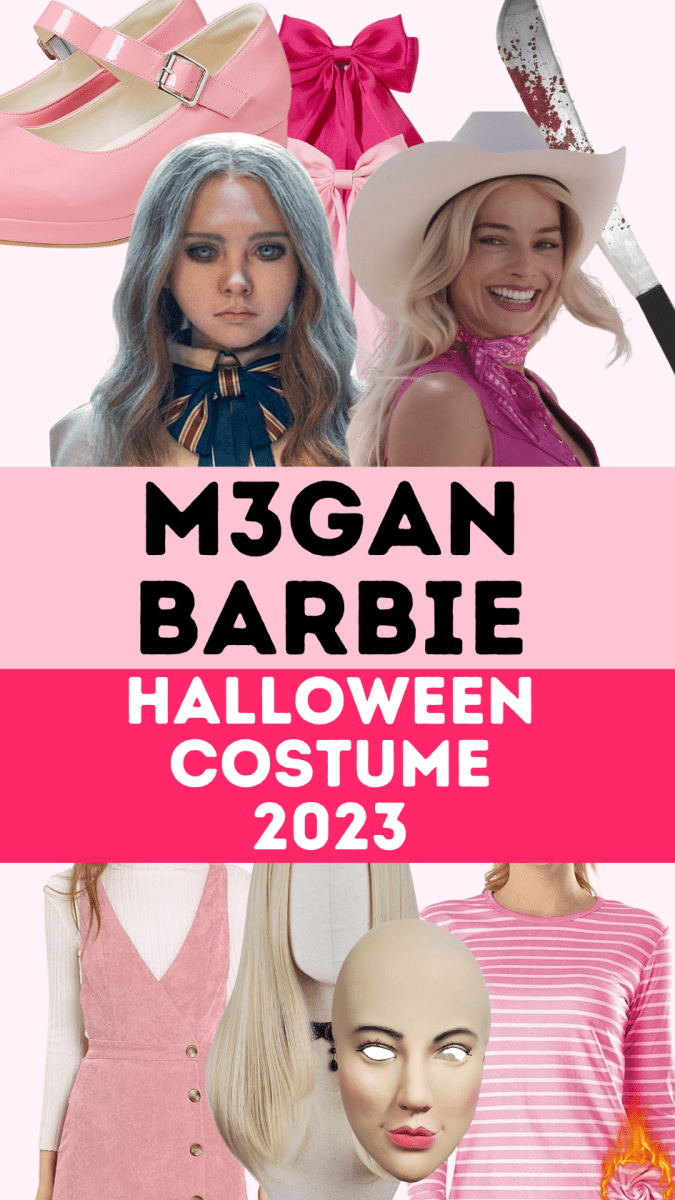 Halloween Costumes Ideas: M3GAN + BARBIE Costume Crossover; DIY Costume ...
